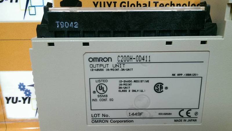 OMRON C200H-OD411 OUTPUT UNIT MODULE - 裕益科技自動化設備可程式編碼器PLC分散式控制系統DCS